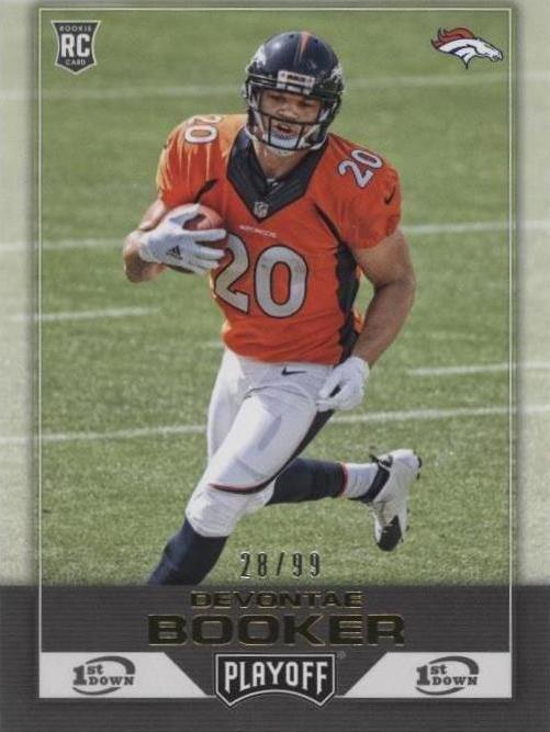 2016 Panini Playoff - Rookies Devontae Booker #273 1st Down /99 (RC ...