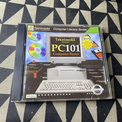 TEKNIMEDIA PC100 Computer BASICS COMPUTER LITERACY SERIES CD ROM | eBay