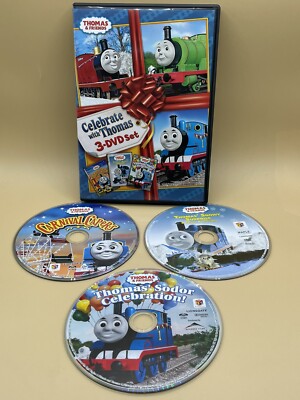 Thomas Friends: Celebrate With Thomas DVD 2012 3 Discs Train Carnival ...
