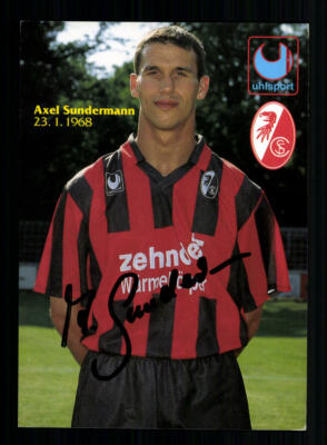 Axel Sundermann Autogrammkarte SC Freiburg 1994-95 Original Signiert ...