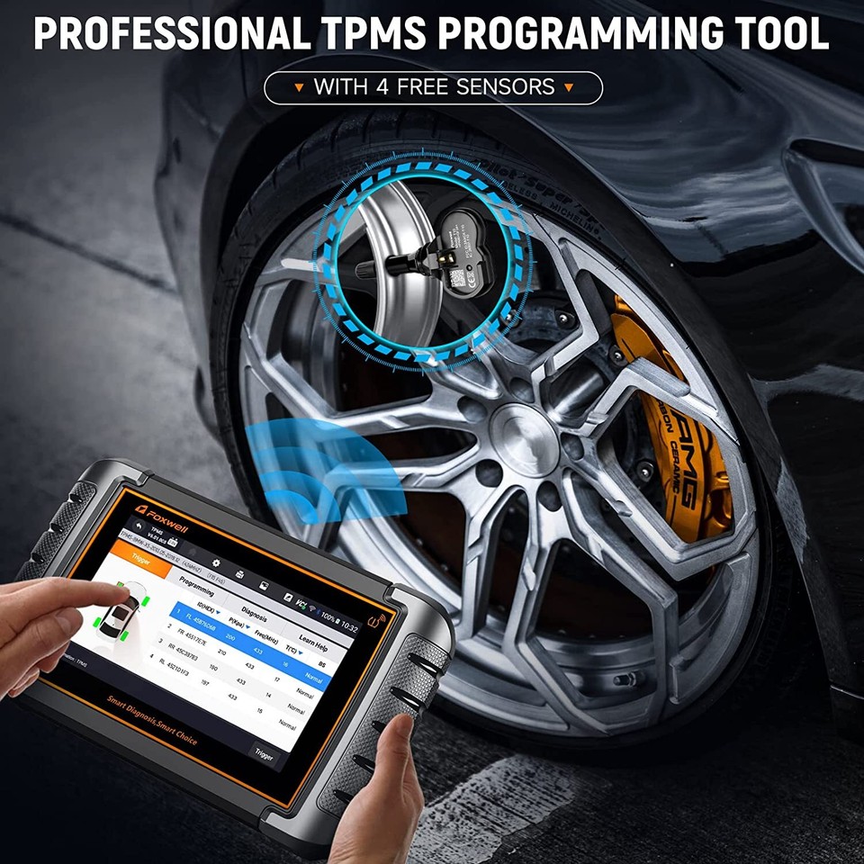 Foxwell GT75TS Full TPMS Bidirectional Scanner OBD2 Full System ...