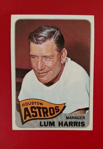 1965 Topps #274 Lum Harris MGR Houston Astros | eBay