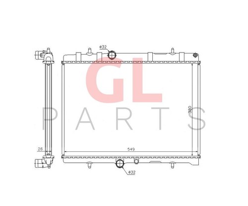 FOR PEUGEOT 307 3_ 2001-2005 Radiator Engine Cooling 1330F5 New | eBay