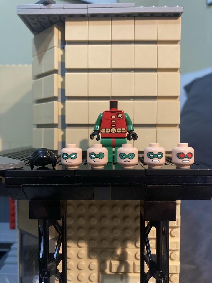 Lego Batman 2006 Custom Robin Heads Set 7783 7885 673419080538| eBay
