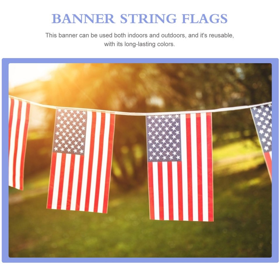 Triangle Flag Bunting Banner Decoration Decorations Flags Hanging ...