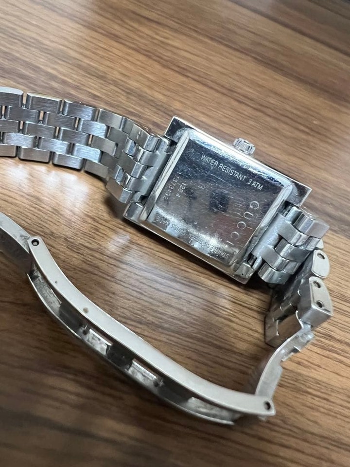 Gucci G Frame 128 Watch Battery Replaced Ladies | eBay