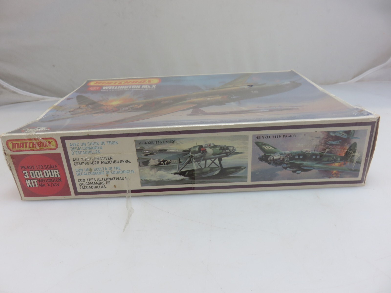 Matchbox Wellington MK.X 1/72 Scale Model Kit PK-402 NEW Old Stock ...