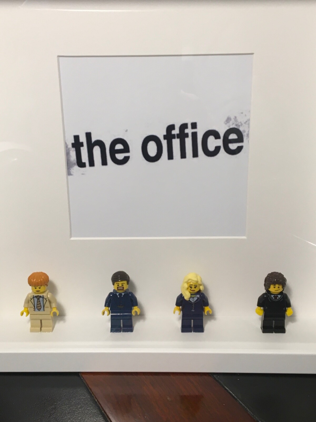 Framed picture of The Office (Uk) with David Brent, Gareth, Dawn and ...