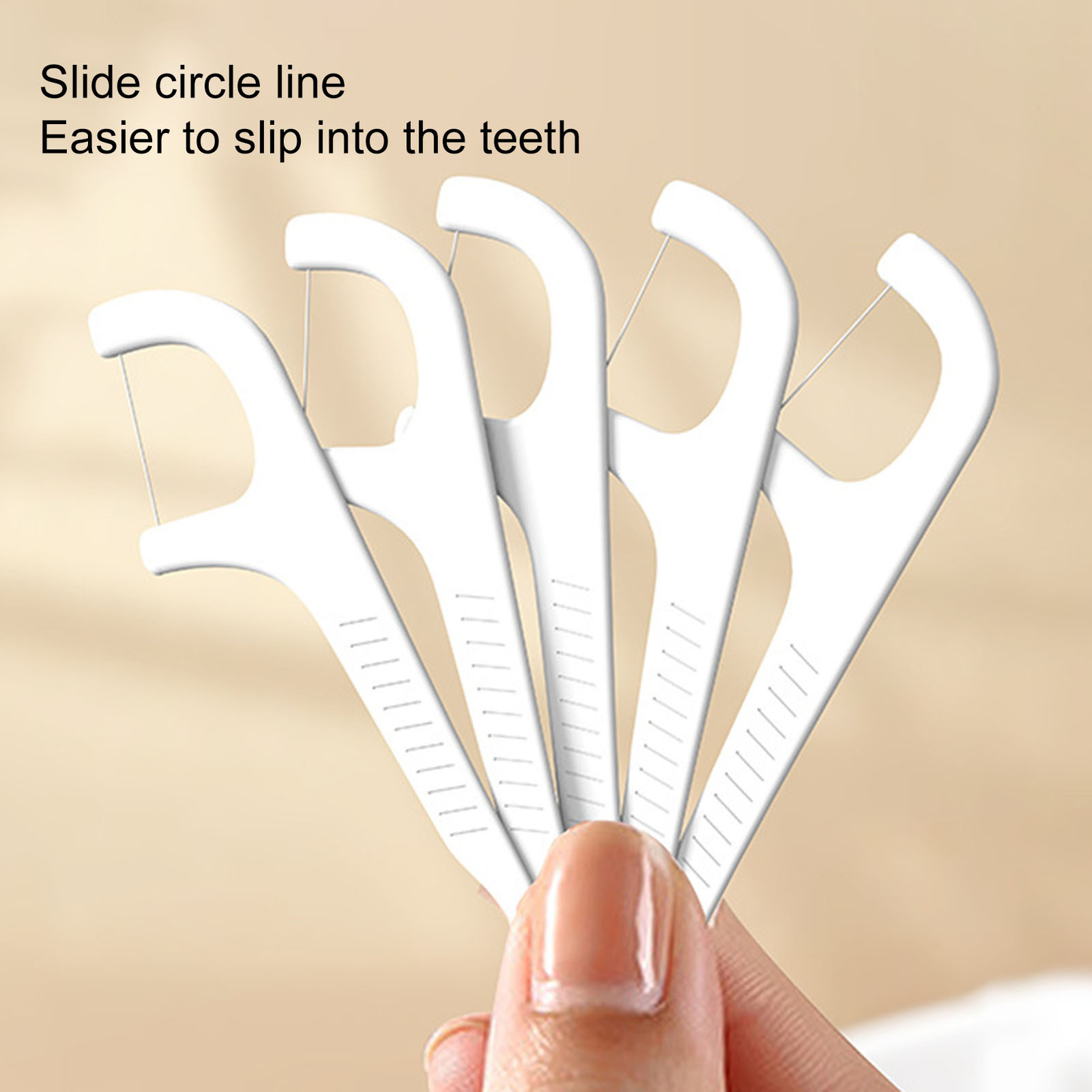 Floss Picks Dispenser Easy Access Oral Care Teeth Cleaning Floss Pick ...