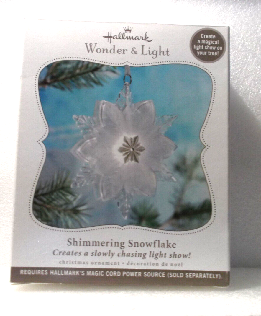 Hallmark Ornament 2010 Shimmering Snowflake Wonder & Light for sale ...