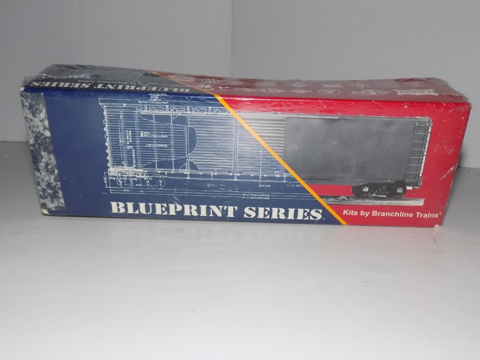 HO Branchline Blueprint Kit 50' Double Door Box Car N & W 55985 | eBay