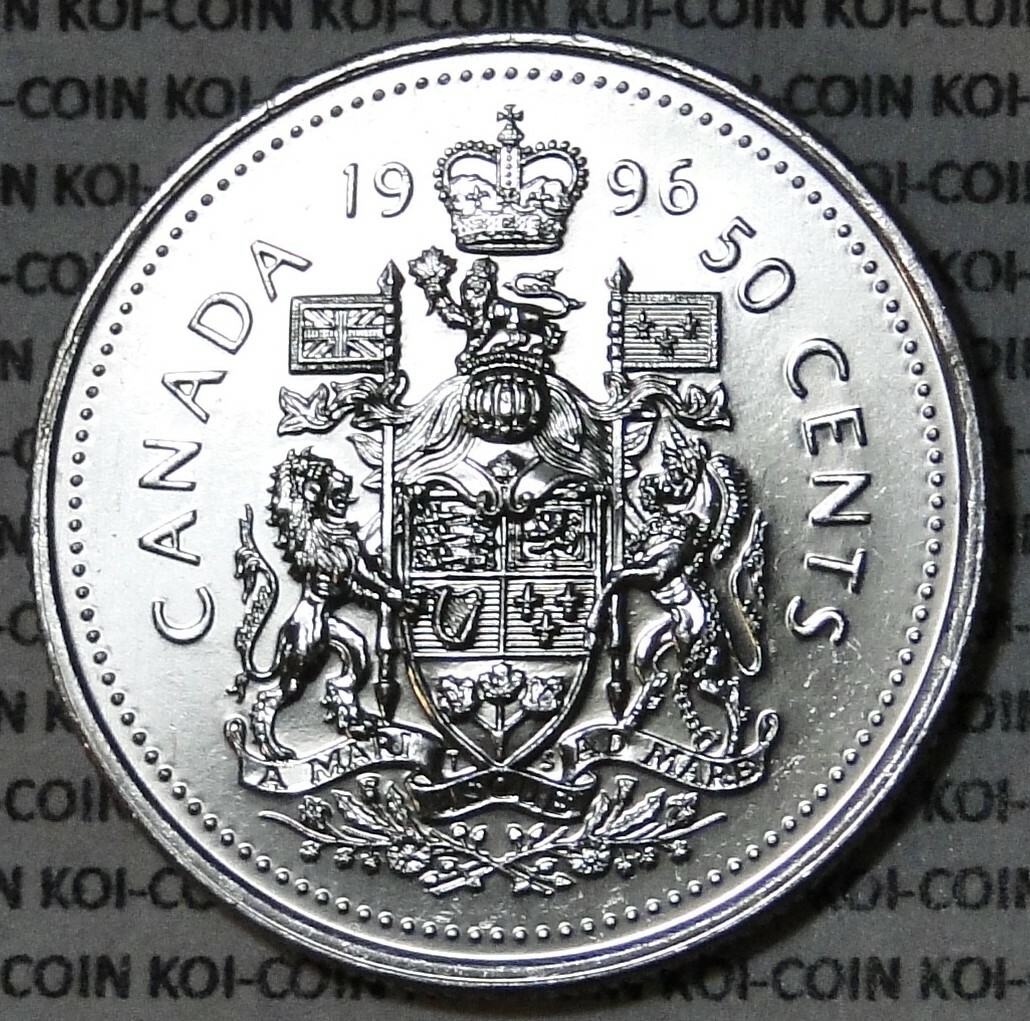 BU UNC Canada 1996 50 cent 50c half dollar coin from mint roll | eBay