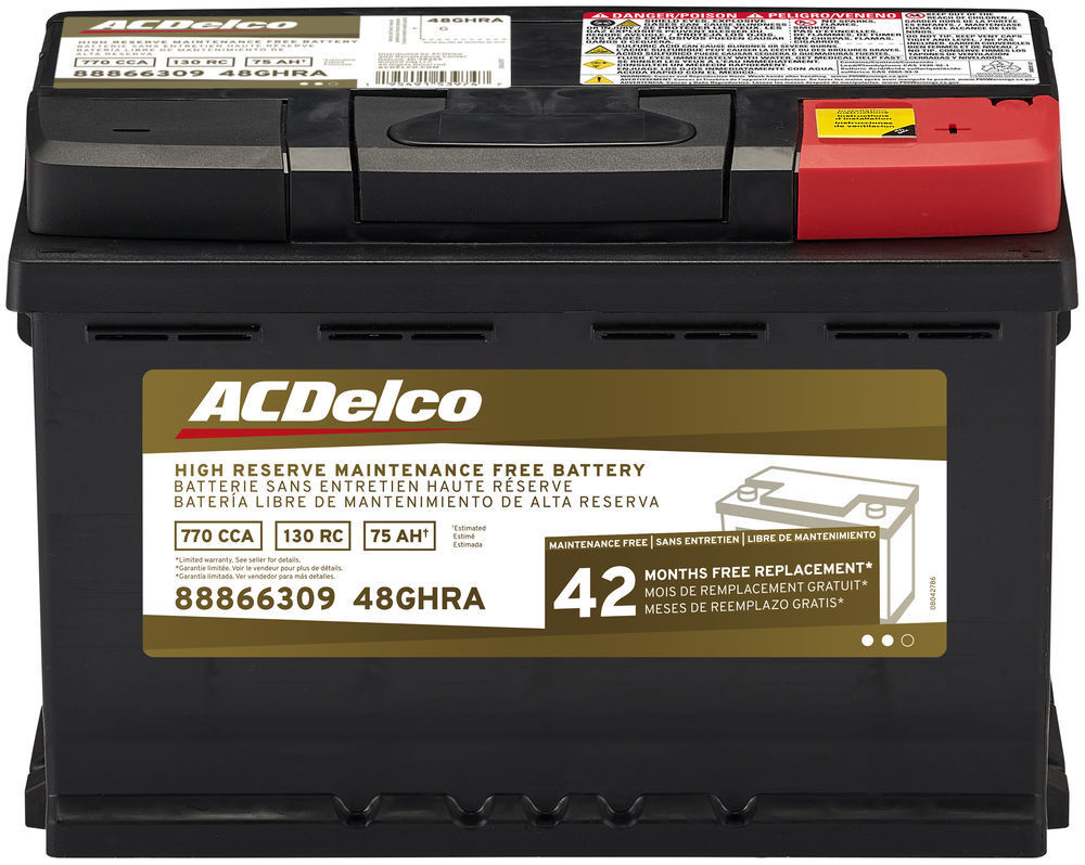 Vehicle Battery-42 Month Warranty High Reserve ACDelco 48GHRA for sale ...
