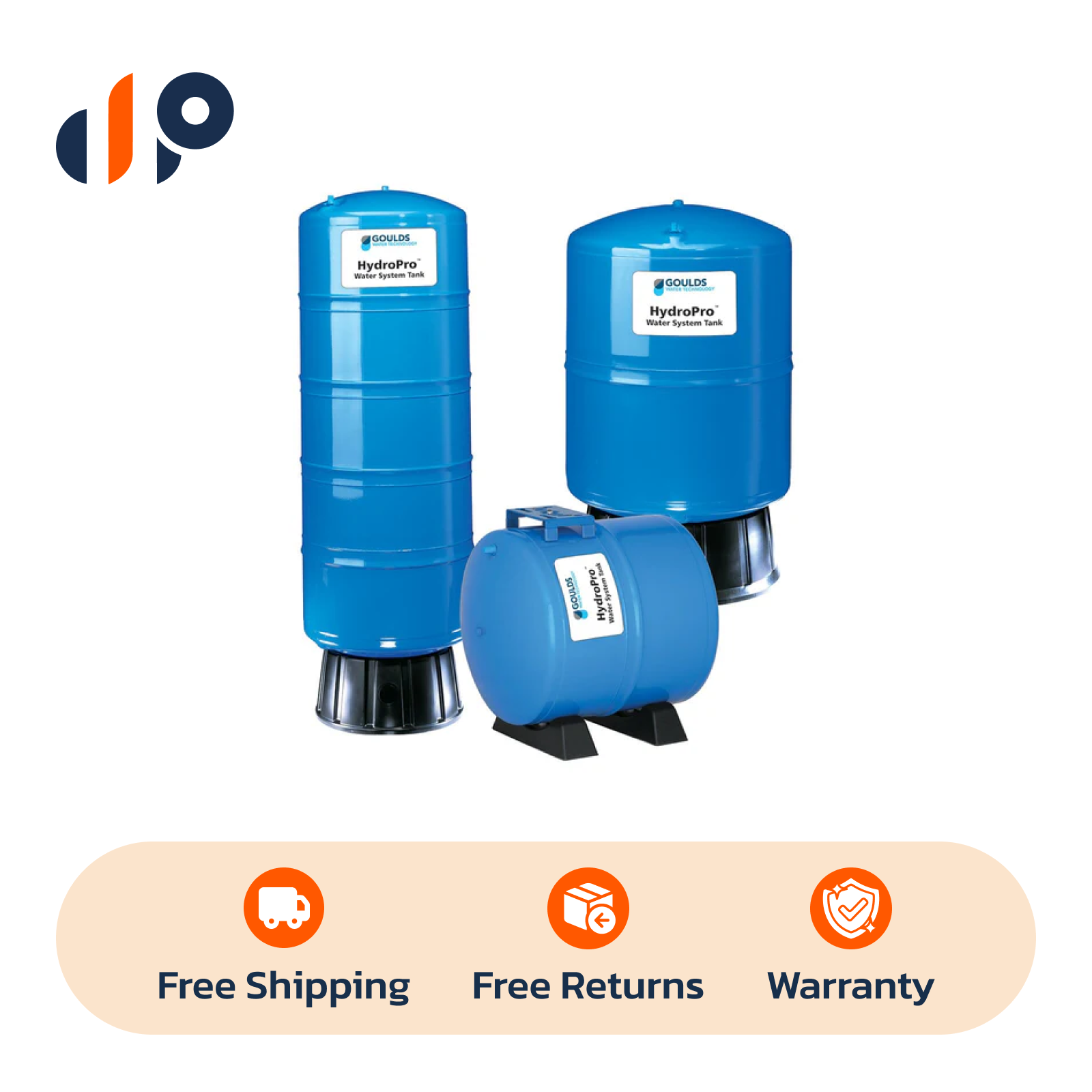 Goulds HydroPro Pressure Tank 20 gal. NPTF Stainless Steel | V60 | eBay