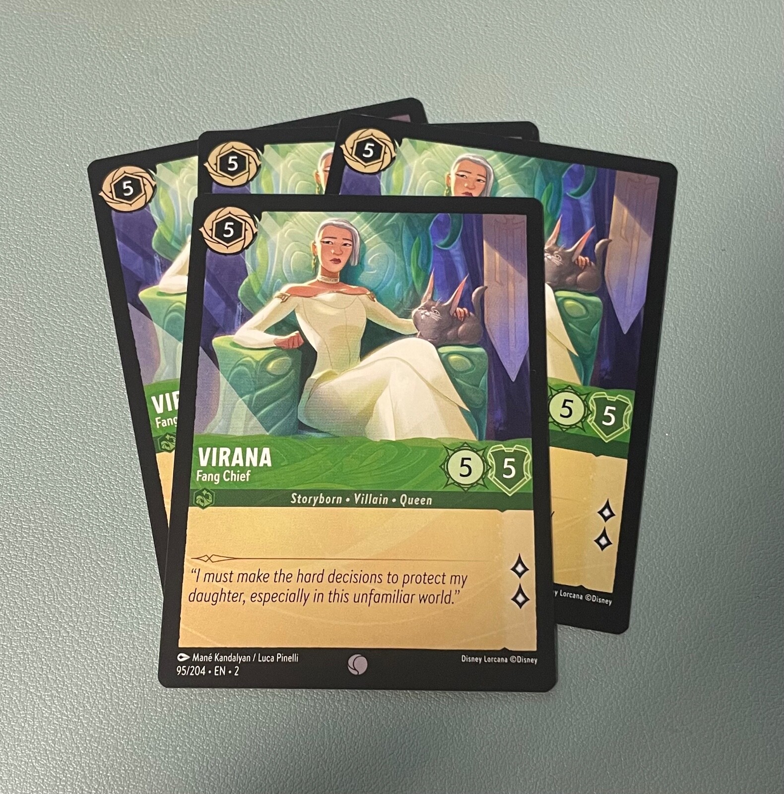 4x Virana - Fang Chief 95/204 - NM - Disney Lorcana TCG | eBay