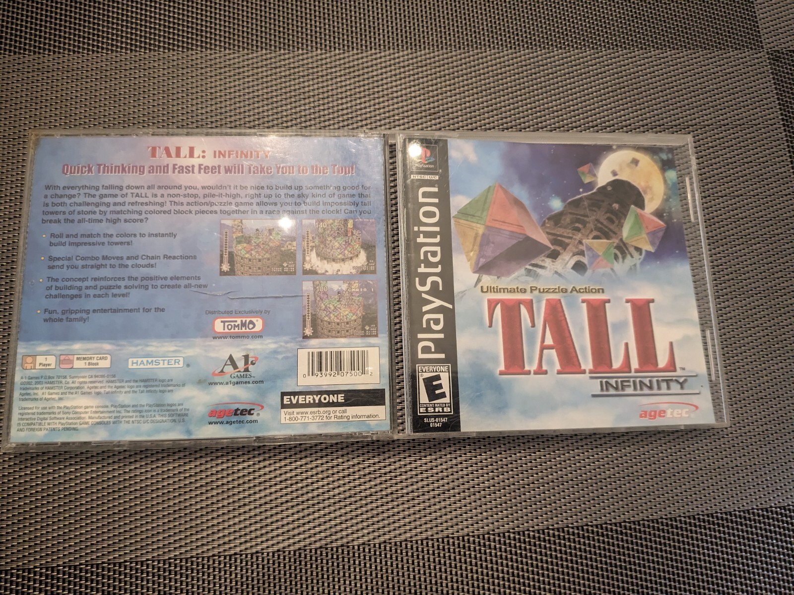 Tall: Infinity (Sony PlayStation 1, 2003) 93992075002| eBay