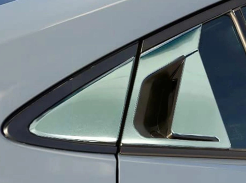 Rear Door Handle+Corner Window Cover Trim For 23-24 Toyota Prius Steel ...