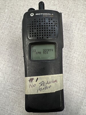 Motorola XTS 1500 Model 1.5 900 MHz Portable TECH SPECIAL # 1 No ...
