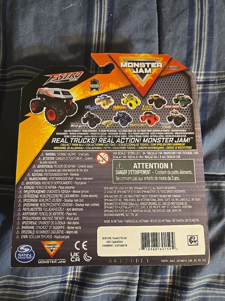 Spinmaster Monster Jam Fastro Van Series 36 | eBay