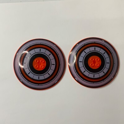 LEGO Dish 10x10 Inverted Radar Black / Gray Concentric Circles Pattern ...