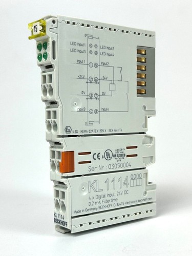 Beckhoff KL1114 4-Channel Digital Input Terminal 24 V DC | eBay