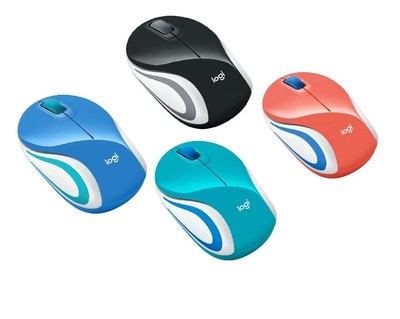 Logitech Wireless Mini Mouse M187, Pocket Sized Ultra Portable Mouse ...