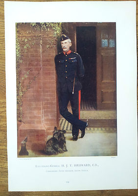 PRINT LIEUTENANT GENERAL HJT HILDYARD CB COMMANDING FIFTH DIVISION BOER ...