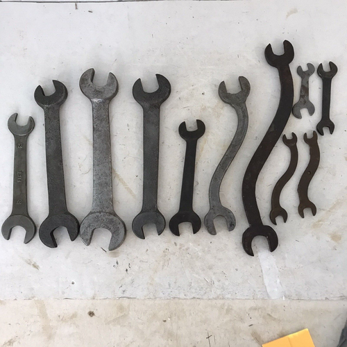 Vintage Lot of 11 Double Ended Drop Forged S Curved Wrenches Tools ...