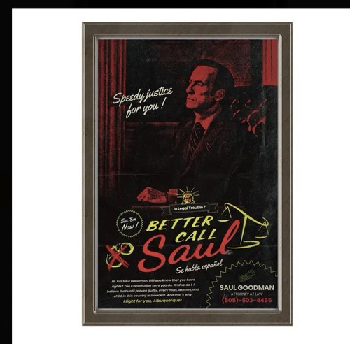 Better Call Saul AMC Television Series Poster 12x18 Inches Canvas ...