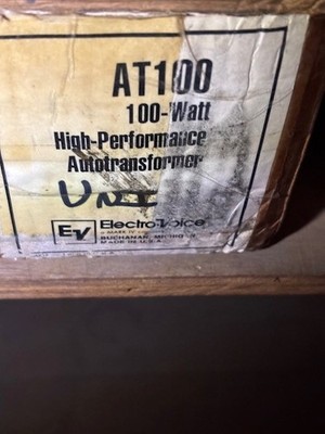 AT100 ELECTRO VOICE TRANSFORMER NEW SURPLUS | eBay