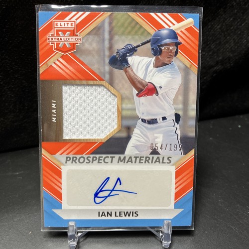 2022 Panini Elite Extra Edition - Prospect Materials Signatures Ian ...