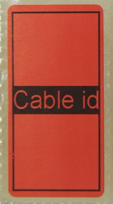 50x Cable id Tidy Labels Self Adhesive Sticky Identification Stickers ...