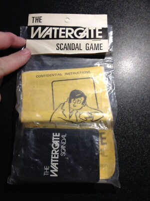 Vintage 1973 The Watergate Scandal Game NEW SEALED "FREE SHIPPING" | eBay