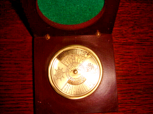 Dupaco Sailing cup '99 Brass 50 Year Calendar 1999-2048 in Presentation ...
