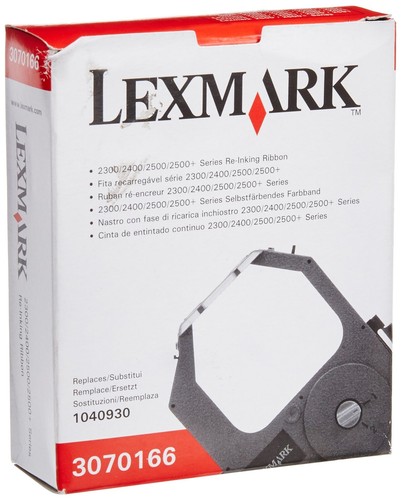 Lexmark 3070166 Re-Inking Printer Ribbon for Lexmark 2300, 2400, 2500 ...