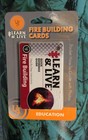 Live learn fire building cards survival tool emergency preparadness ...