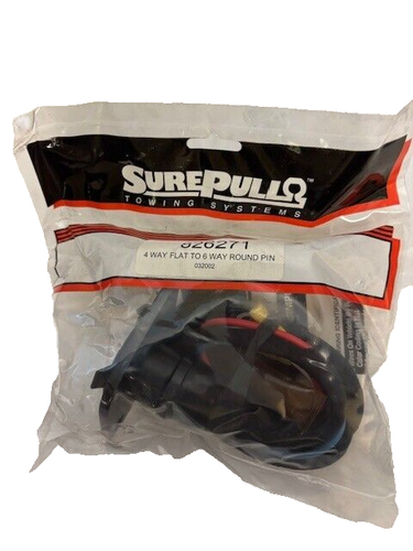 Surepull towing 826271 4-way flat to 6-way plug pin adapter trailer ...
