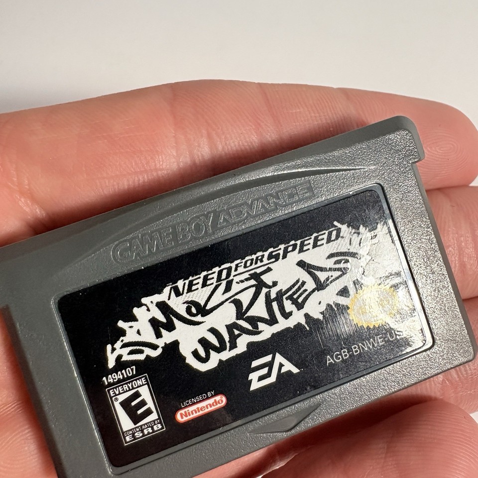 Need for Speed Most Wanted (Gameboy Advance GBA) Tested Authentic Clean ...