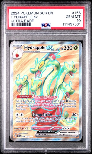 2024 POKEMON SCR EN-STELLAR CROWN ULTRA RARE #156 HYDRAPPLE EX PSA 10 ...