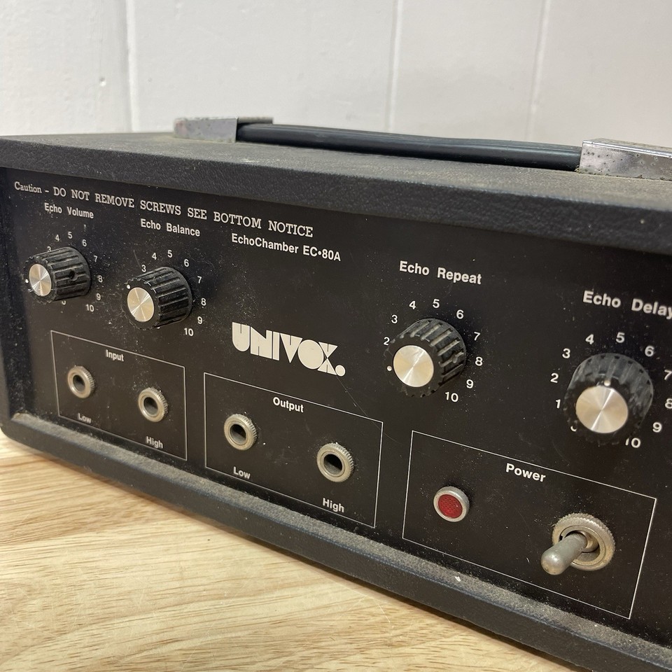 Univox EC-80, Echo Chamber, Tape Echo Delay, with Tape, Vintage NEEDS ...