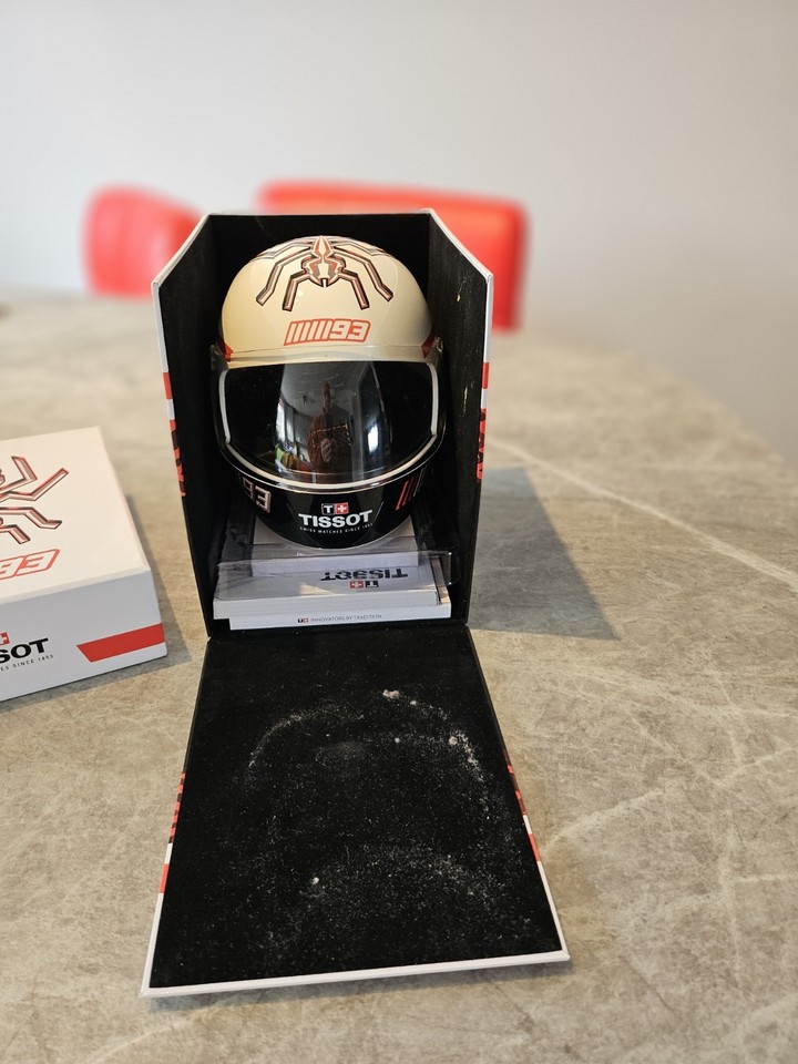 TISSOT MM93 MARC MARQUEZ MOTOGP WATCH IN HELMET | eBay UK