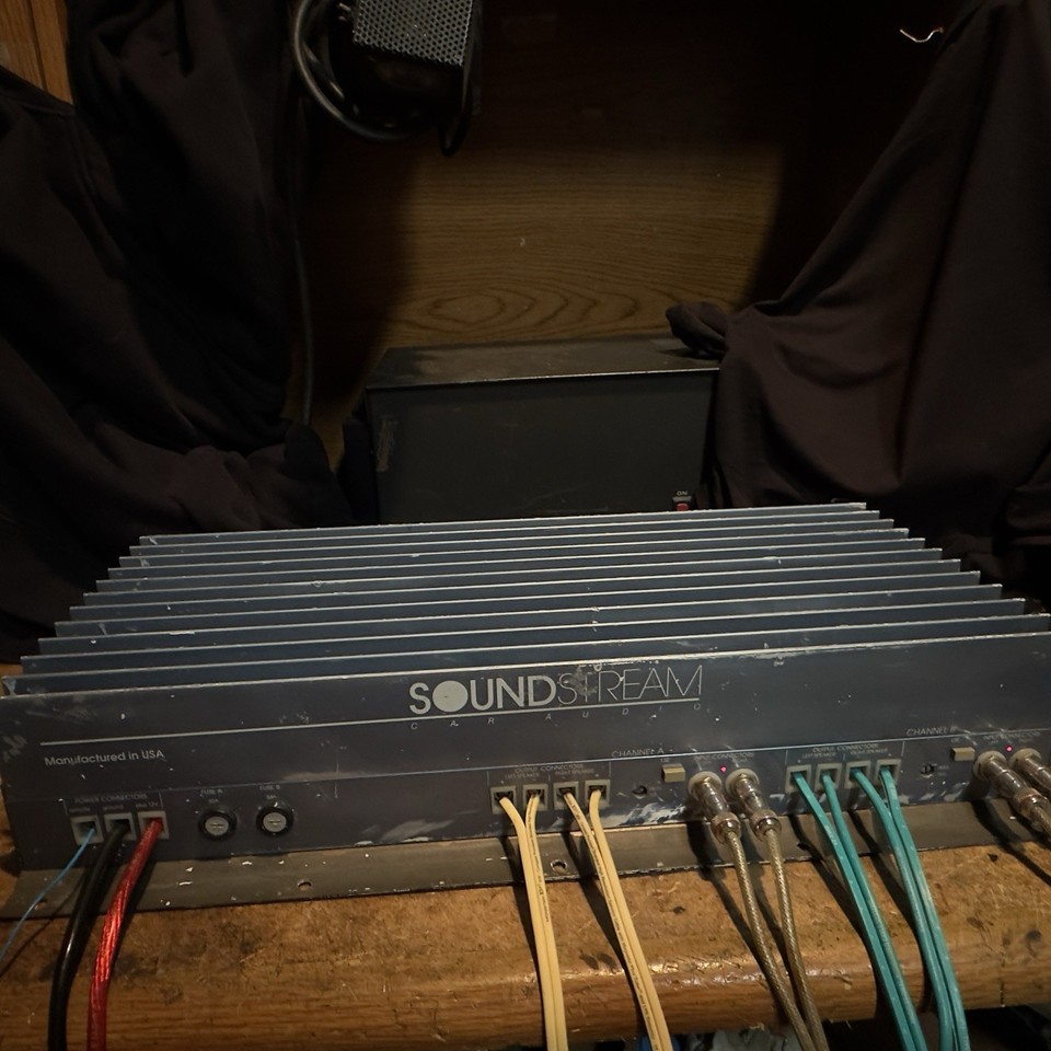 OLD SCHOOL AMP SOUNDSTREAM MC500 4 Channel “THE LEGEND “ L@@K ( 100% ...