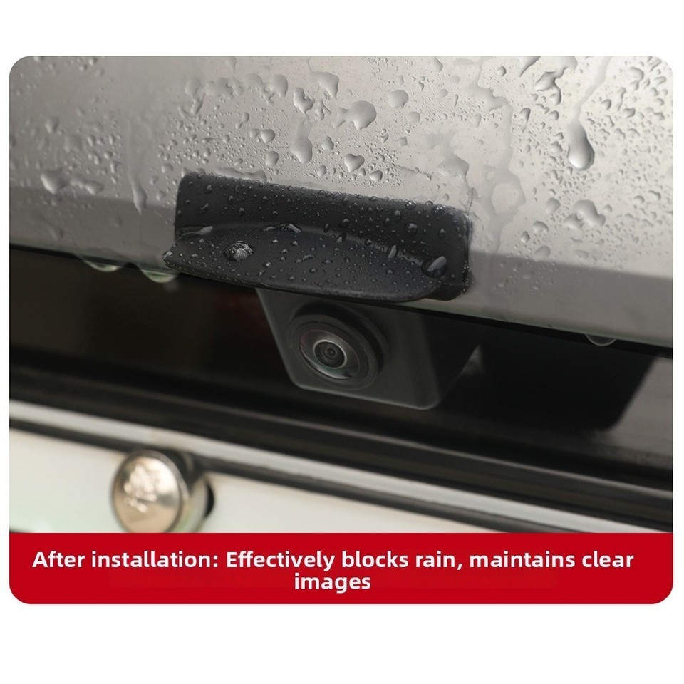 Car Rear Camera Silicone Rain Cover Self Weatherproof Protection Cover ...