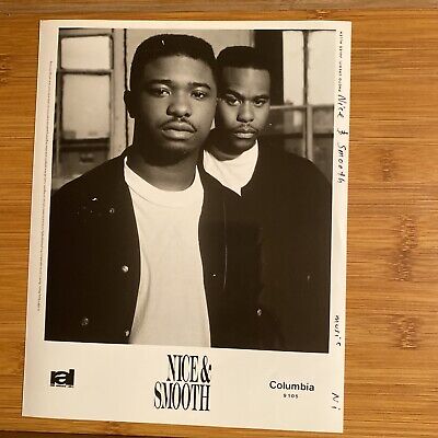 Nice & Smooth Press Photo 8x10”. Greg Nice, Smooth B. See Description ...