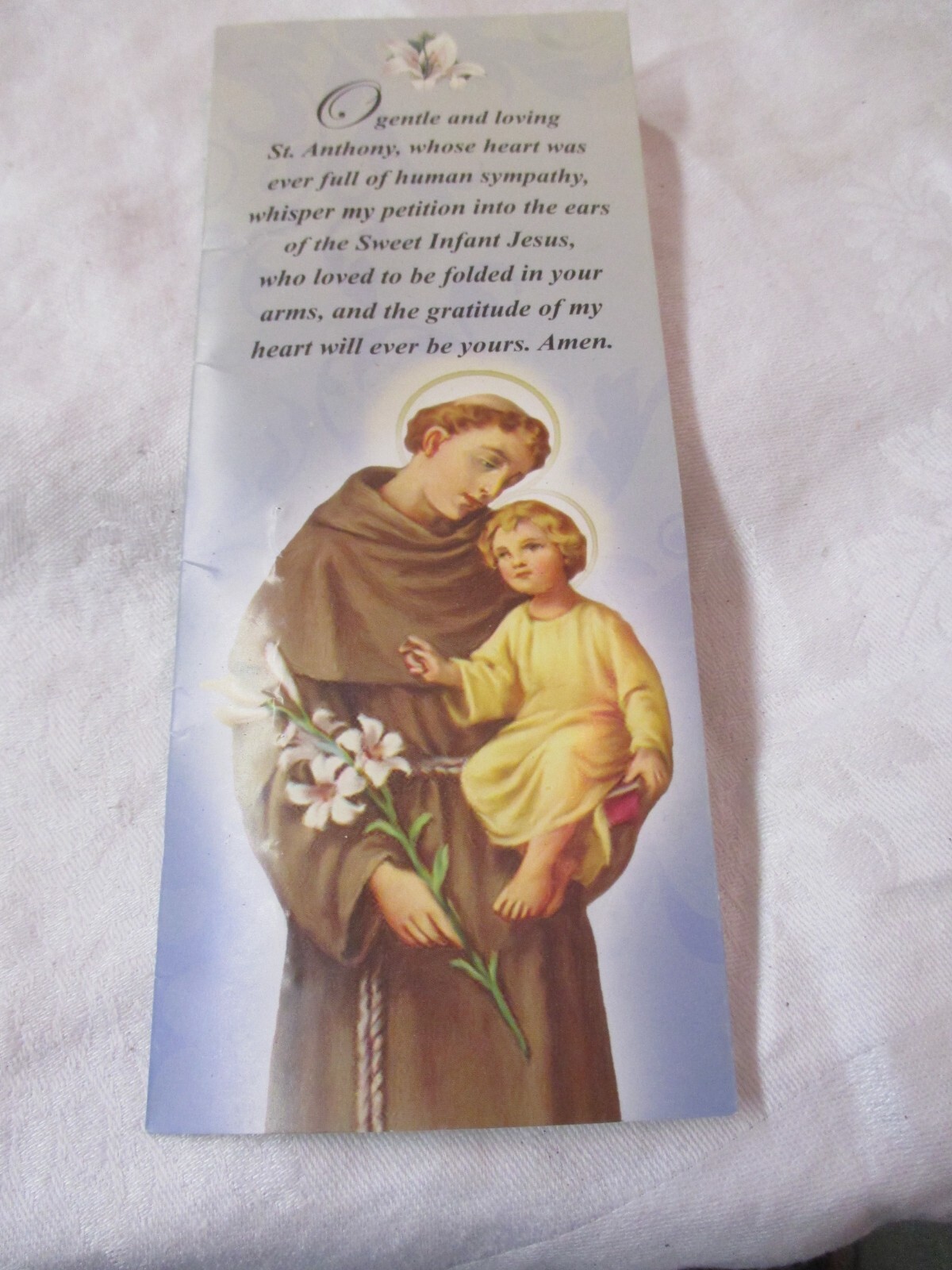 Vintage St Anthony 2 Rosaries & Card from Franciscans Friars of ...