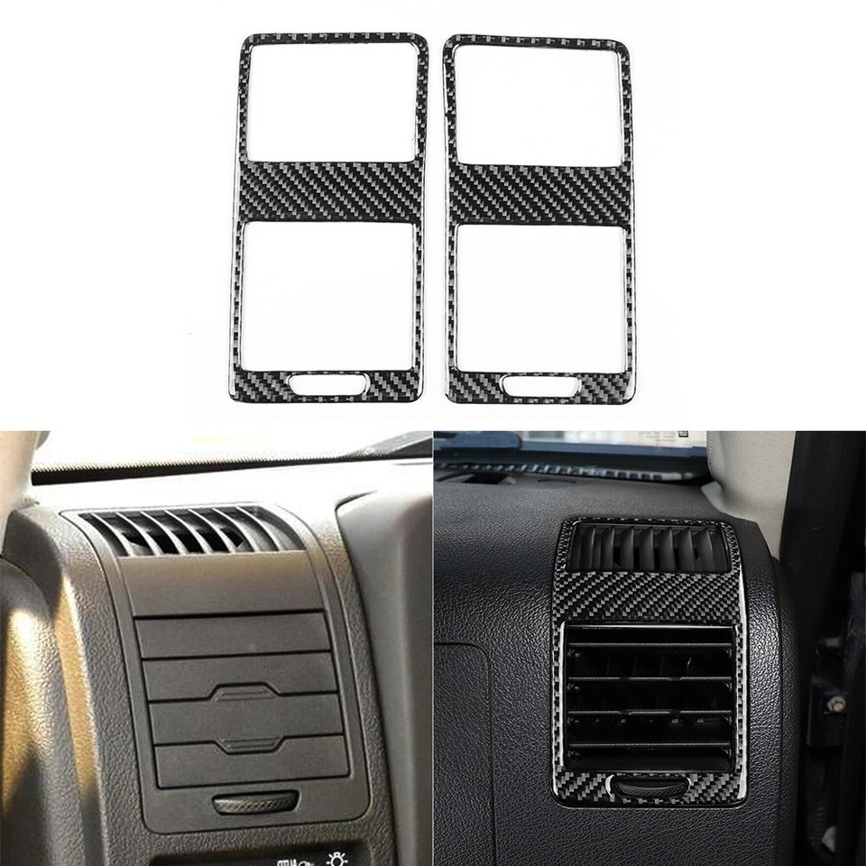 48PCS Carbon Fiber Kits Full Interior Trim Sticker For Hummer H3 06-10 ...