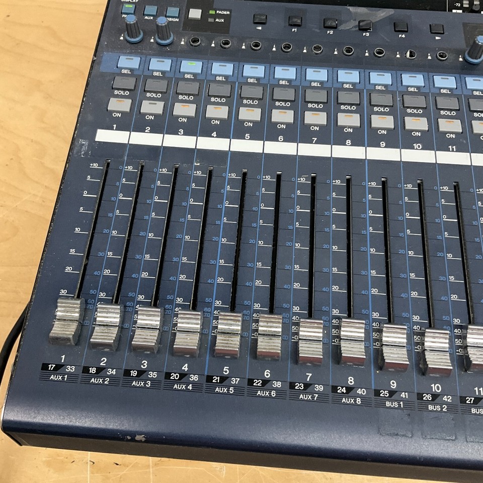 Yamaha DM1000 48-Channel Digital Audio Mixer w/ Peak Meter Bridge ...