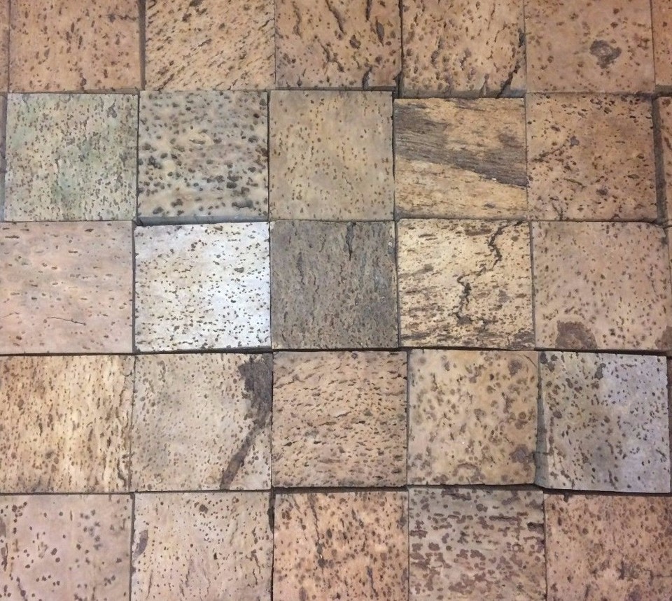 Genuine Portugal Cork Squares Aged 40+ Years Measure: 1 1/8" Thick x 2 ...