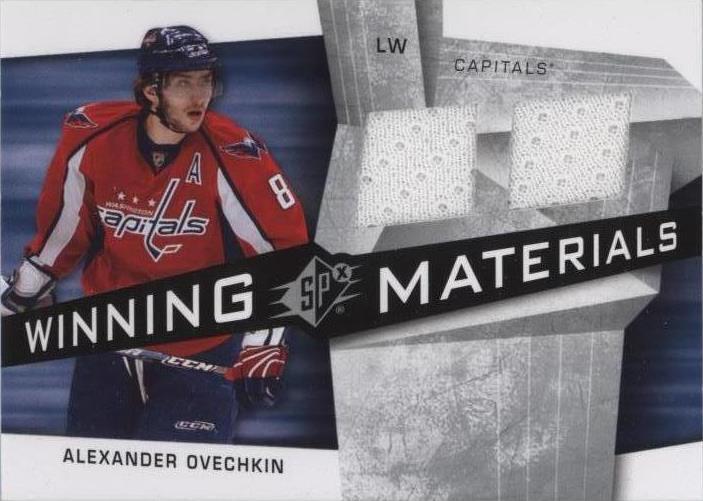 2008-09 SPx - Winning Materials Alex Ovechkin #WM-OV (MEM) for sale ...