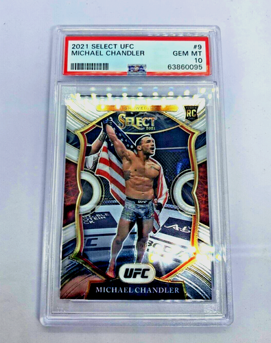 UFC 2021 "IRON MICHAEL CHANDLER" #9 Rookie Card RC PSA 10 Select 1st ...